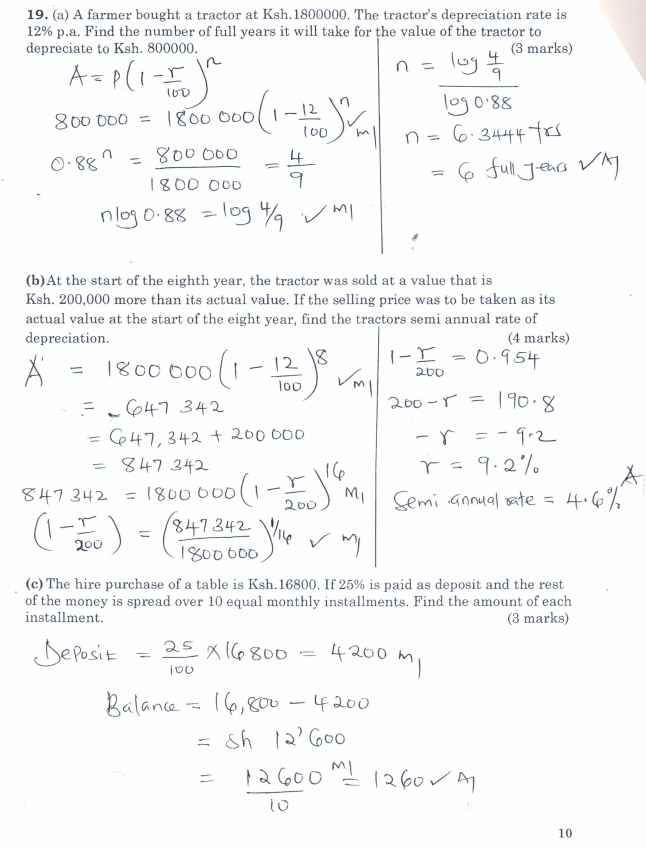 Mathematics Paper 2 - 2021 KCSE Prediction Questions and Answers Set 1 ... Mathematics Paper 2 - 2021 KCSE Prediction Questions and Answers Set 1 ...