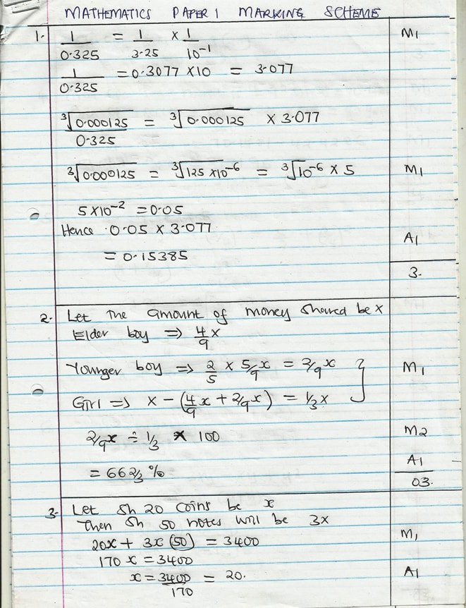 MATHEMATICS PAPER 1 - FORM 4 END TERM 1 EXAMS 2020 - EasyElimu ... MATHEMATICS PAPER 1 - FORM 4 END TERM 1 EXAMS 2020 - EasyElimu ...